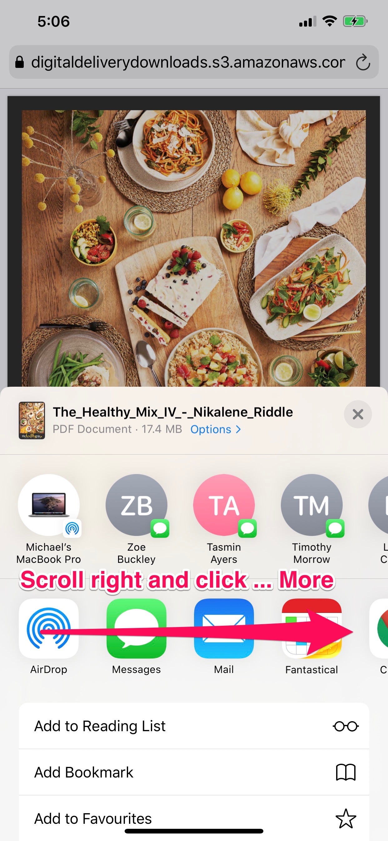 Save e-book to Apple Books